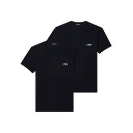 Emporio Armani 2er Pack T-Shirt in Schwarz | Gr.: S