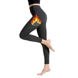Yenita THERMO Leggings 2er Pack Gef&uuml;tterte Leggings in anthrazit | Gr.: S/M