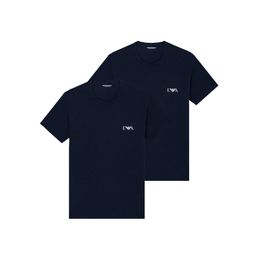 Emporio Armani 2er Pack T-Shirt in Dunkelblau | Gr.: XL