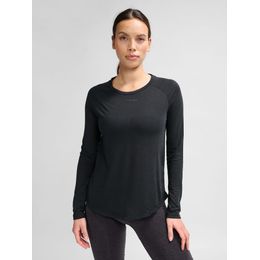 Hummel T-Shirt Raglan&auml;rmel Hmlmt Vanja Multisport Damen in BLACK | Gr.: L
