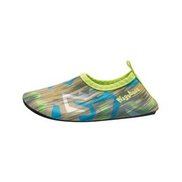 Playshoes Barfu&szlig;-Schuh Wave in oliv | Gr.: 22/23