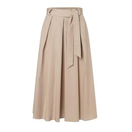 More & More More & More weit ausgestellter Midirock in beige | Gr.: 44