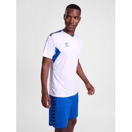 Hummel T-Shirt Hmlauthentic Herren in WHITE/TRUE BLUE | Gr.: 3XL