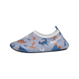 Playshoes Barfu&szlig;-Schuh Dino allover in blau | Gr.: 20/21