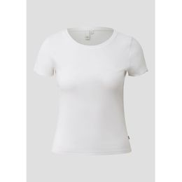 QS T-Shirt in 0100_wei&szlig; | Gr.: XS