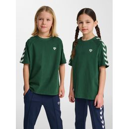 Hummel T-Shirt Hmljr Archive Kinder in DARK GREEN | Gr.: 110/116