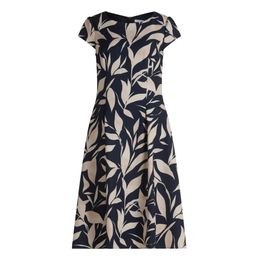 BETTY & CO BETTY & CO Cocktailkleid mit Aufdruck in Dark Blue/Nature | Gr.: 38