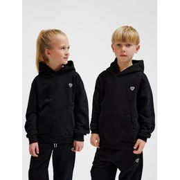 Hummel Kapuzenpullover Hmljr Loose Kinder in BLACK | Gr.: 34-39
