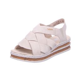 Rieker Keilsandaletten in crema | Gr.: 40