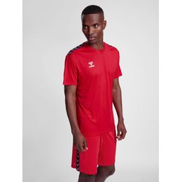 Hummel T-Shirt Hmlauthentic Herren in TRUE RED | Gr.: XXL
