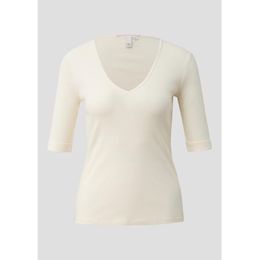 QS T-Shirt in 0300_creme | Gr.: L