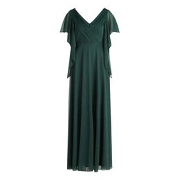 Vera Mont Abendkleid im Glitzer-Look in Green/Grey | Gr.: 38