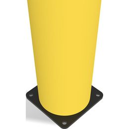 d-flexx Rammschutz Poller Bravo, aus flexiblem Kunststoff, Gesamth&ouml;he 750 mm, mit drehbarer Manschette