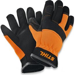 STIHL Arbeitshandschuhe f&uuml;r Kinder schwarz/orange, Gr&ouml;&szlig;e L/6