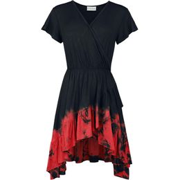 Innocent Megaera Dress Kurzes Kleid schwarz rot in S D-MEG-BRTD