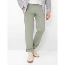 Eurex By Brax Herren Flatfronthose Style JIM KHAKI Gr&uuml;n Khaki, gr&uuml;n - khaki, Gr. 28