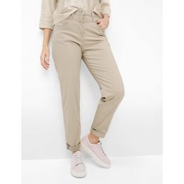 Raphaela by Brax Damen Five-Pocket-Hose Style CAREN NEW SAND, Beige, Gr. 44