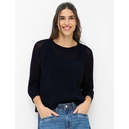 Brax Damen Strickpullover Style NALA navy, dunkelblau, Gr. 36