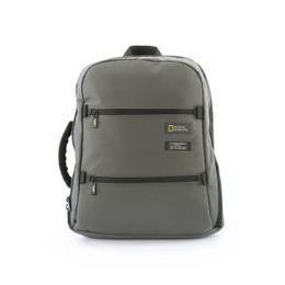 Cityrucksack National Geographic "Mutation", Herren, Gr. B/H/T: 32cm, gr&uuml;n (khaki), Kunstfaser, Rucks&auml;cke Cityrucksack, aus recyceltem Polyester