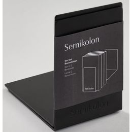 Semikolon 371958 2er Set Buchst&uuml;tzen Metall schwarz
