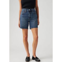 Levi's LEVI'S Damen Shorts "501MID THIGH SH"broken midnight, Gr. 32, washed, Denim/Jeans, Obermaterial: 99% Baumwolle, 1% Elasthan, Hosen, Sommerhose