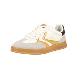 Scotch & Soda Sneaker SCOTCH & SODA "Scotch & Soda Sneaker Lederimitat", Herren, Gr. 39, taupe, Lederimitat, Schuhe Sneaker