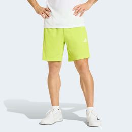 Shorts adidas Performance "WE BAS 3SPQ S9i", Herren, Gr. L, N-Gr, sesoye, wei&szlig;, Obermaterial: 100% Polyester, Hosen Shorts, sportlicher Stil, f&uuml;r sportliche Aktivit&auml;ten, aus Polyester