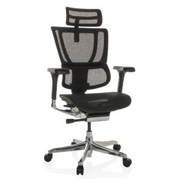 hjh OFFICE Luxus Chefsessel ERGOHUMAN SLIM GEN2 Netzstoff mit Armlehnen (h&ouml;henverstellbar)