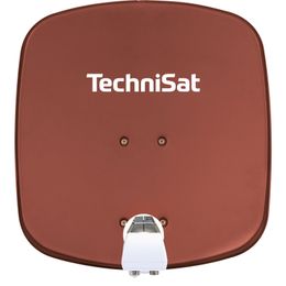 Technisat DIGIDISH 45 Sat-Sch&uuml;ssel mit Twin-LNB & Wandhalterung, 2 TN ziegelrot