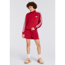 Trainingsjacke adidas originals "FIREBIRD TRACK LOOSE", Damen, Gr. S, team victory rot, crystal sky, Obermaterial: 100% Polyester, Jacken Trainingsjacke, FIREBIRD, locker geschnitten