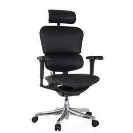 hjh OFFICE Luxus Chefsessel ERGOHUMAN ULTRA L GEN2 Leder mit Armlehnen (h&ouml;henverstellbar)