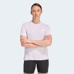 Laufshirt adidas Performance "ADI365 CLIMACOOL", Damen, Gr. L, ice lavender, Obermaterial: 100% Polyester, Rundhals, Shirts Laufshirt