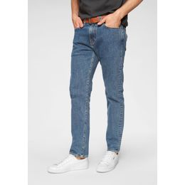 Levi's Tapered-fit-Jeans LEVI'S "502 TAPER", Herren, Gr. 30, L&auml;nge 30, blau (stonewash), Denim/Jeans, Obermaterial: 99% Baumwolle, 1% Elasthan, Basic, loose fit kn&ouml;chellang, Jeans, in elegantem, modernem Stil, Topseller