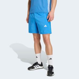 Shorts adidas Performance "WORKOUT ESSENTIALS BASE WOVEN", Herren, Gr. L, Lang, ray blau, Obermaterial: 100% Polyester, Hosen Shorts