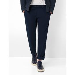 Eurex By Brax Eurex Herren Bundfaltenhose Style LUIS NAVY, dunkelblau, Gr. 34U