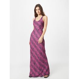 Nasty Gal Kleid Damen Gr&ouml;&szlig;e 36 graphit / pink Winterkleid