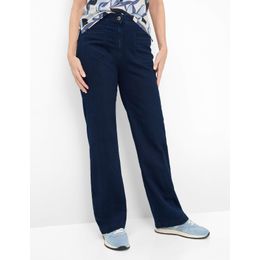 Raphaela by Brax Damen Marlenehose Style PEGGY FLARED DARK BLUE, denim dunkelblau, Gr. 40