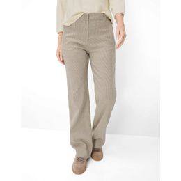 Raphaela by Brax Damen Marlenehose Style PEGGY FLARED SAND, Beige, Gr. 50