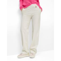 Raphaela by Brax Damen Marlenehose Style LILLYTH FLARED OFFWHITE, cremewei&szlig;, Gr. 50K