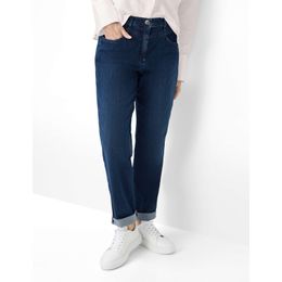 Raphaela by Brax Damen Five-Pocket-Hose Style CAREN NEW STONED SLIGHTLY USED, denim blau, Gr. 46