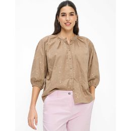 Brax Damen Bluse Style VIV light mocha, braun, Gr. 34