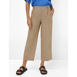 Brax Damen Culotte Style MAINE S ALMOND, Beige, Gr. 46