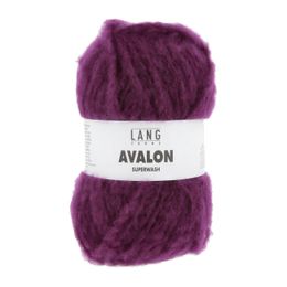 Avalon von Lang Yarns, Pflaume, aus Schurwolle