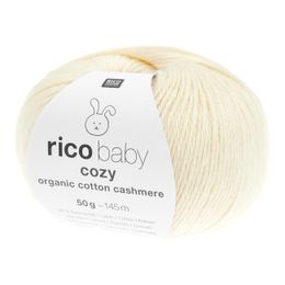 Baby Cozy Organic Cotton Cashmere von Rico Design, Creme, aus Baumwolle