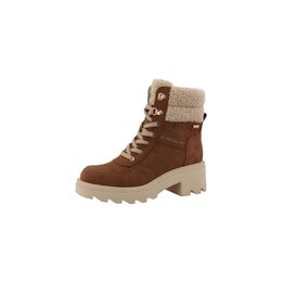 Tom Tailor Schn&uuml;rstiefelette Damen Gr&ouml;&szlig;e 38 beige / pueblo Winterschuhe