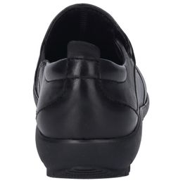 Josef Seibel Damen Slipper "Charlotte 17", Gr. 40, schwarz, Leder, unifarben, Schuhe, Schlupfschuh, Festtagsschuh, Komfortschuh mit kleinem Keilabsatz