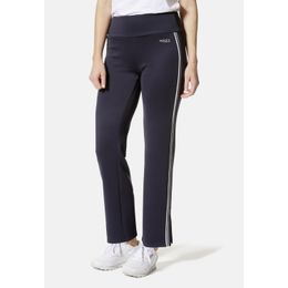 STOOKER WOMEN Damen Jazzpants "GALON Stretch Jazzpants", blau, Gr. XL, Sweatware, 95% Polyester, 5% Elasthan, Hosen, Jazzpants Regular Fit Sport