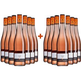Weingut Langenwalter 7+7 Paket Cuv&eacute;e ros&eacute; 2024 Trocken - Pfalz &ndash; Probierpaket Qualit&auml;tswein
