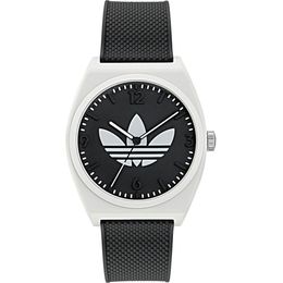 adidas originals Analoguhr Herren Gr&ouml;&szlig;e One Size silbergrau / schwarz / wei&szlig;