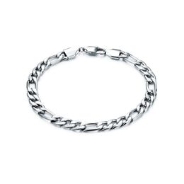 True Rebels Armband Herren Gr&ouml;&szlig;e 23 silber